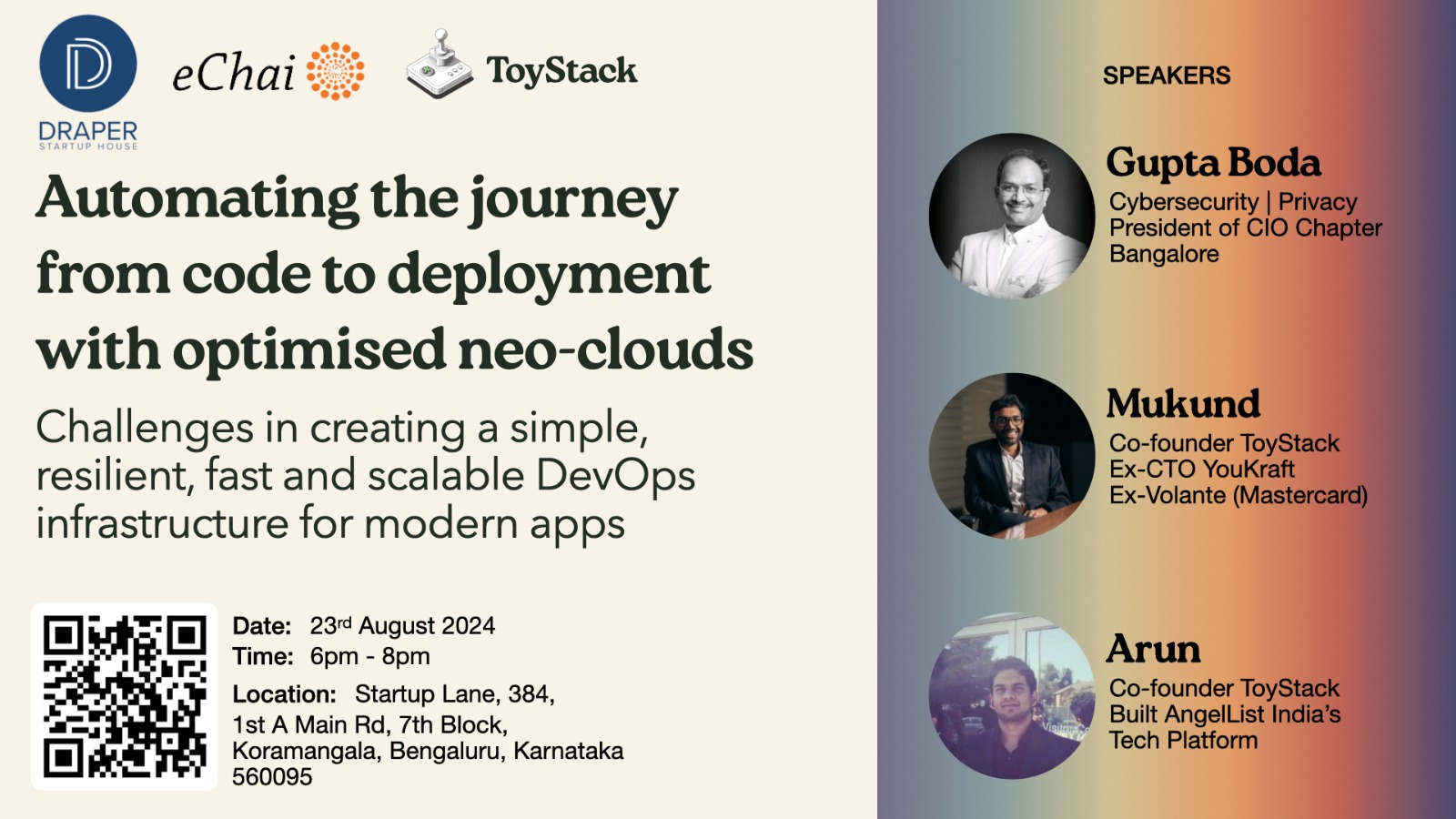 Automating the Journey from Code to Deployment with Optimised Neo-Clouds — eChai Ventures